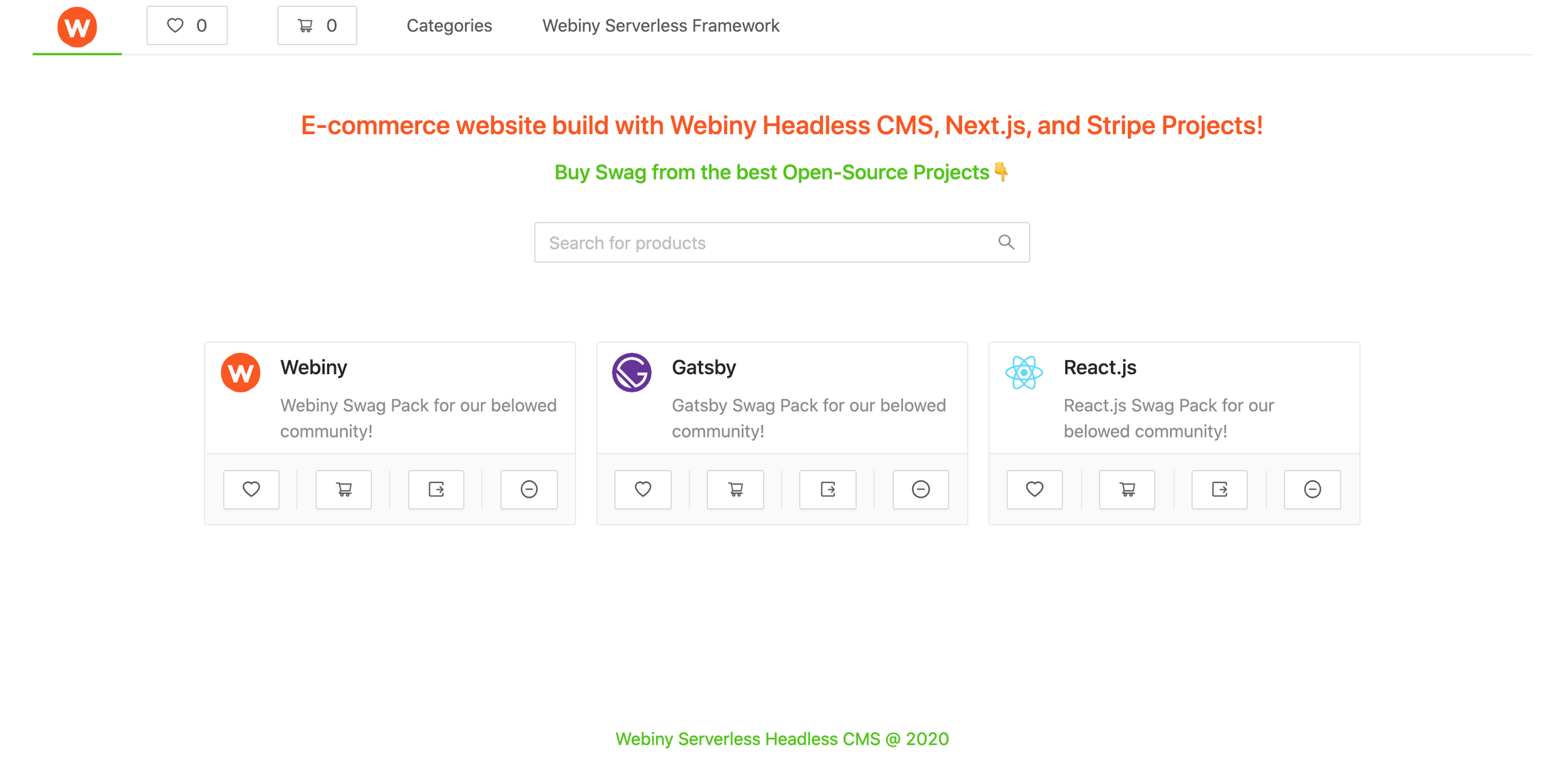 Build an E-commerce Website with Webiny Serverless Headless CMS, Next.js, and Stripe | Webiny